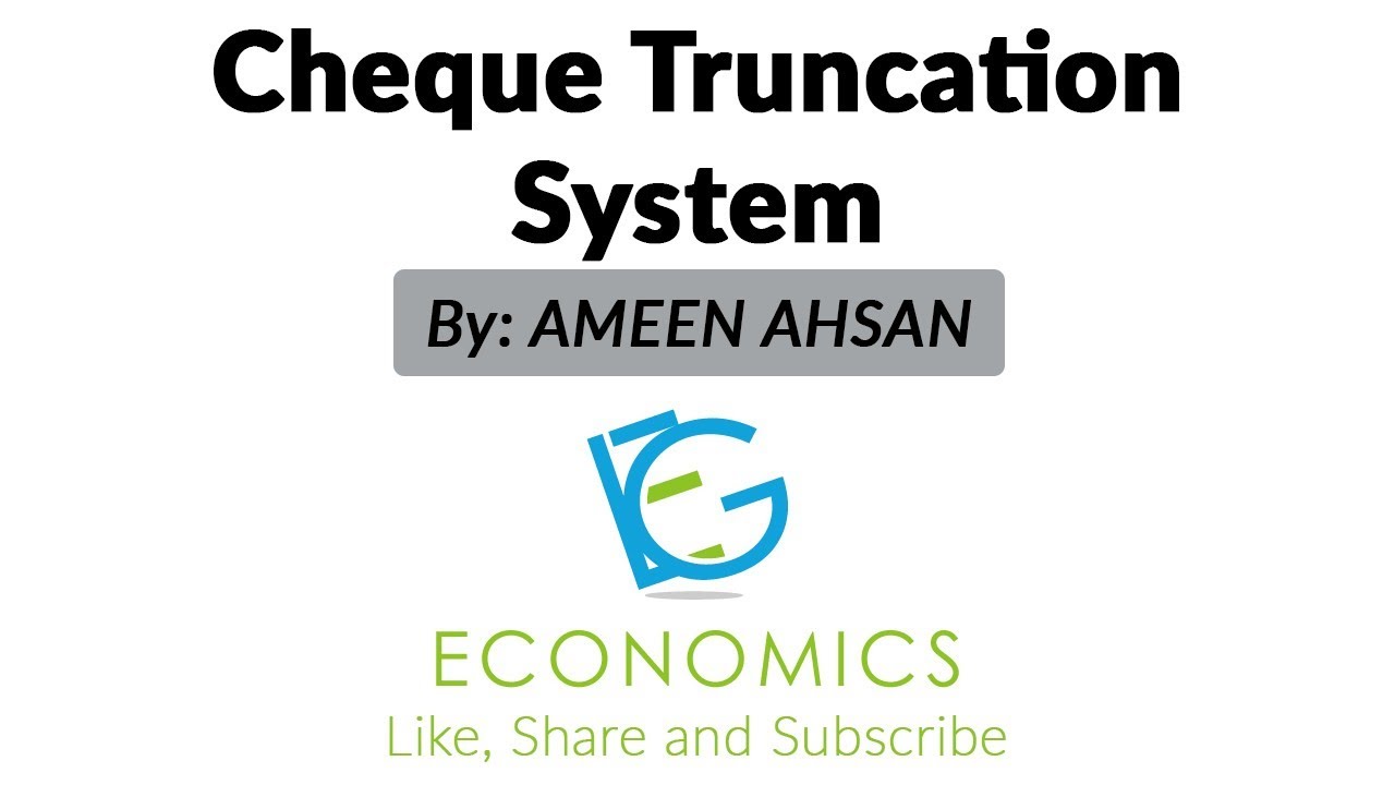 Cheque Truncation System - YouTube