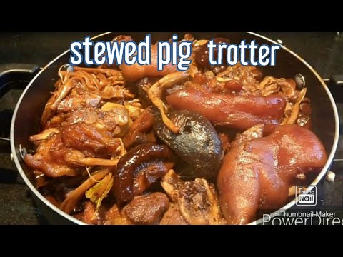 How to cook Stewed Pig Trotter(Chinese food) - YouTube