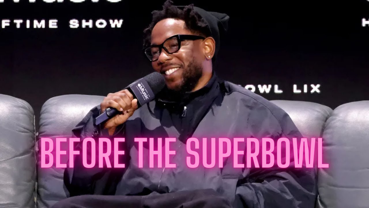 Kendrick Lamar Halftime Show Interview Reaction - YouTube