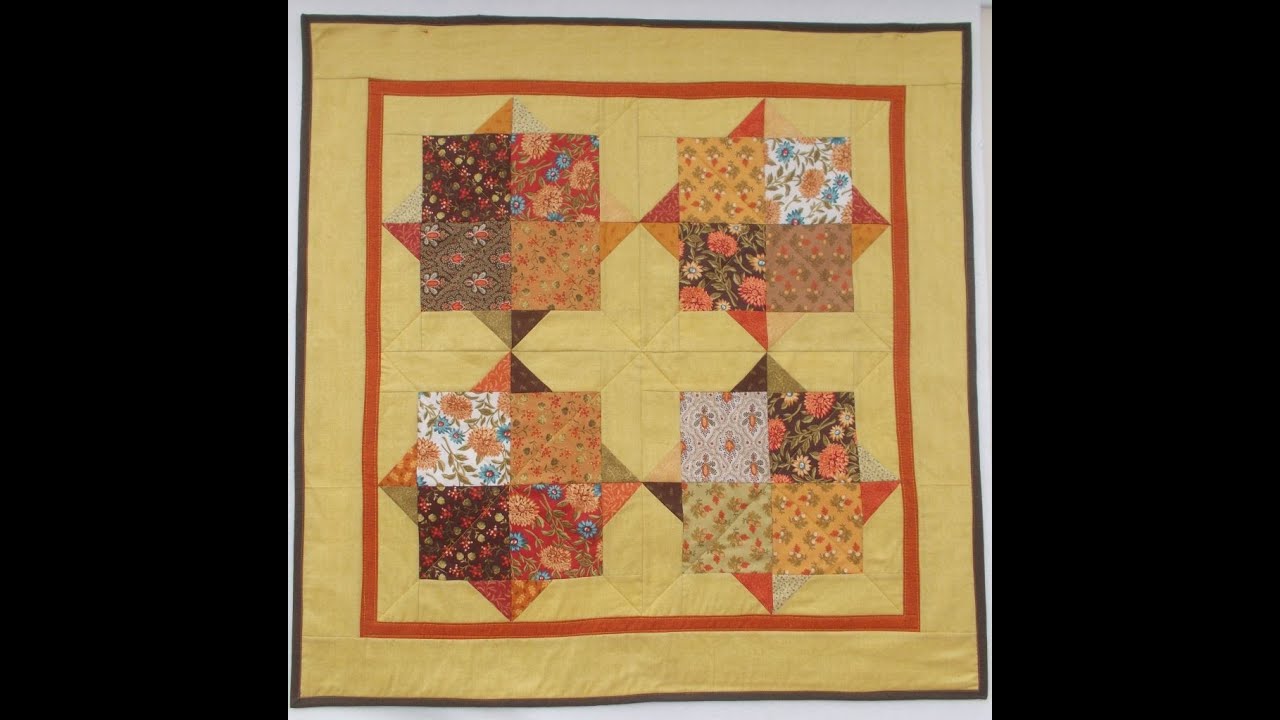 SEW TOTALLY TRISHA - AUTUMN WOODS QUILT - YouTube
