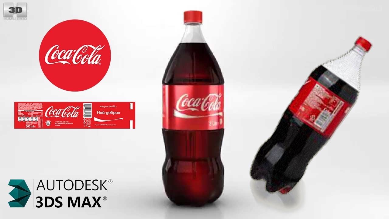 3d modelling in 3ds max tutorials | coca cola bottle - YouTube