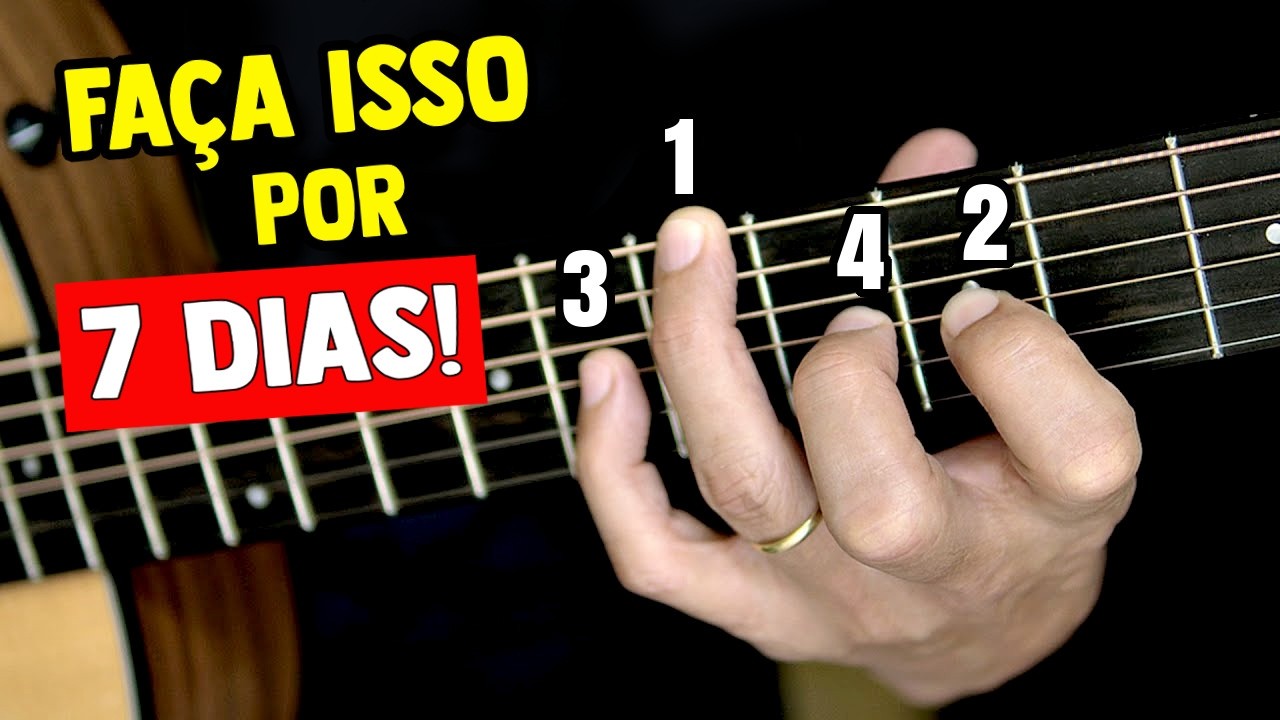 DEDOS MAIS RÁPIDOS em 1 SEMANA - TRUQUE nº 1 – Prof. Sidimar Antunes🎸 ...
