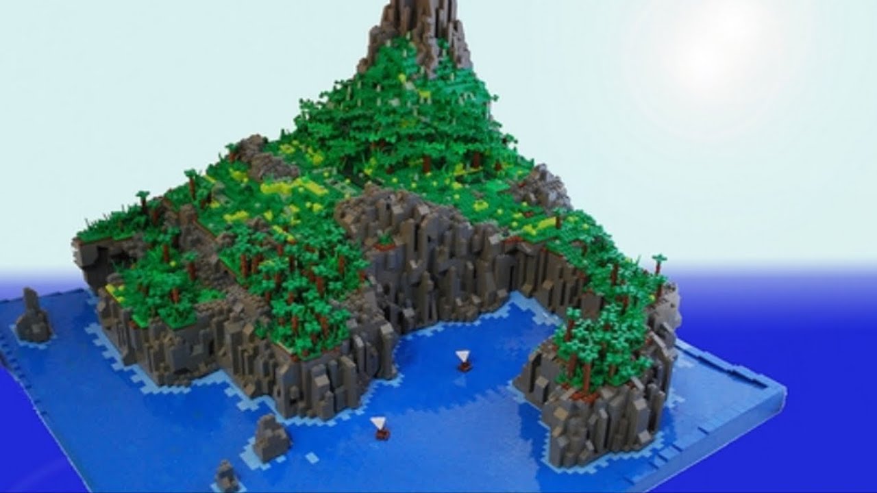 LEGO disaster island - YouTube