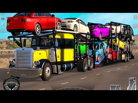 Car transporter offroad car transport simulator driving truck and car ...