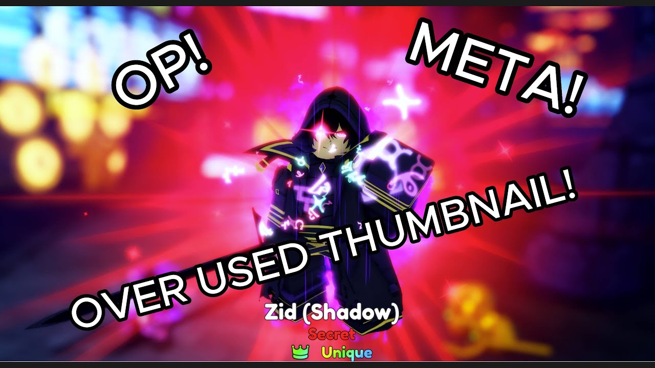 [Anime Adventures] Getting Unique Zid & Showcase - YouTube