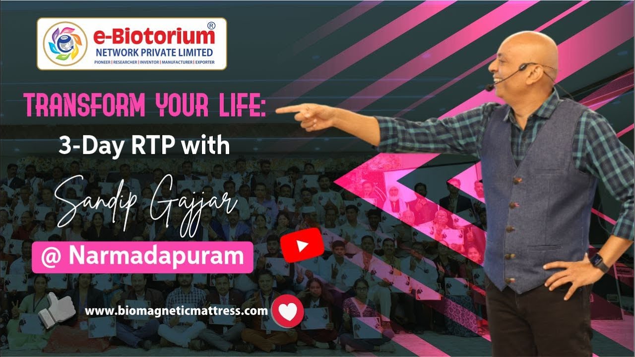 Transform Your Life: 3-Day RTP with Sandip Gajjar at Narmadapuram - YouTube