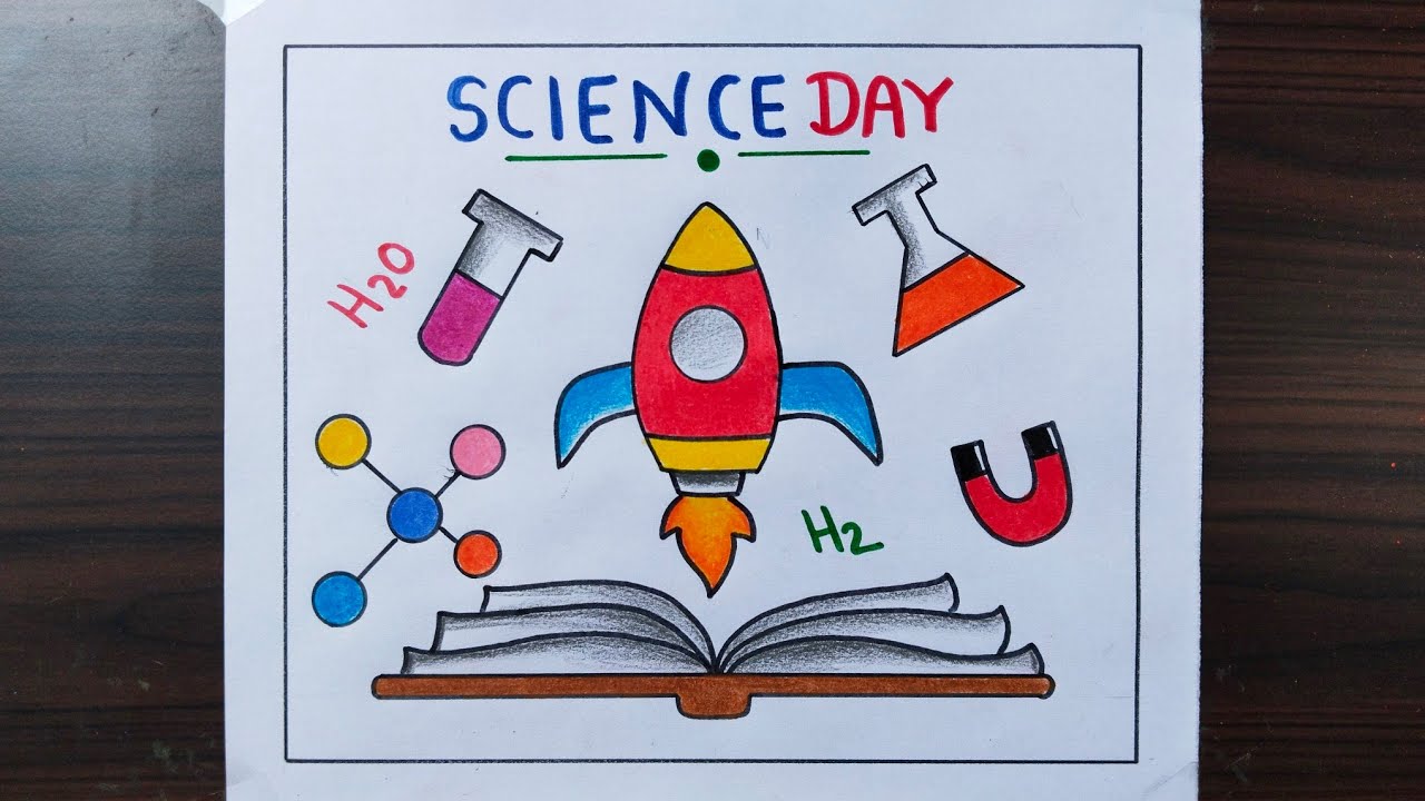 National Science Day Drawing Easy / National Science Day Poster ...