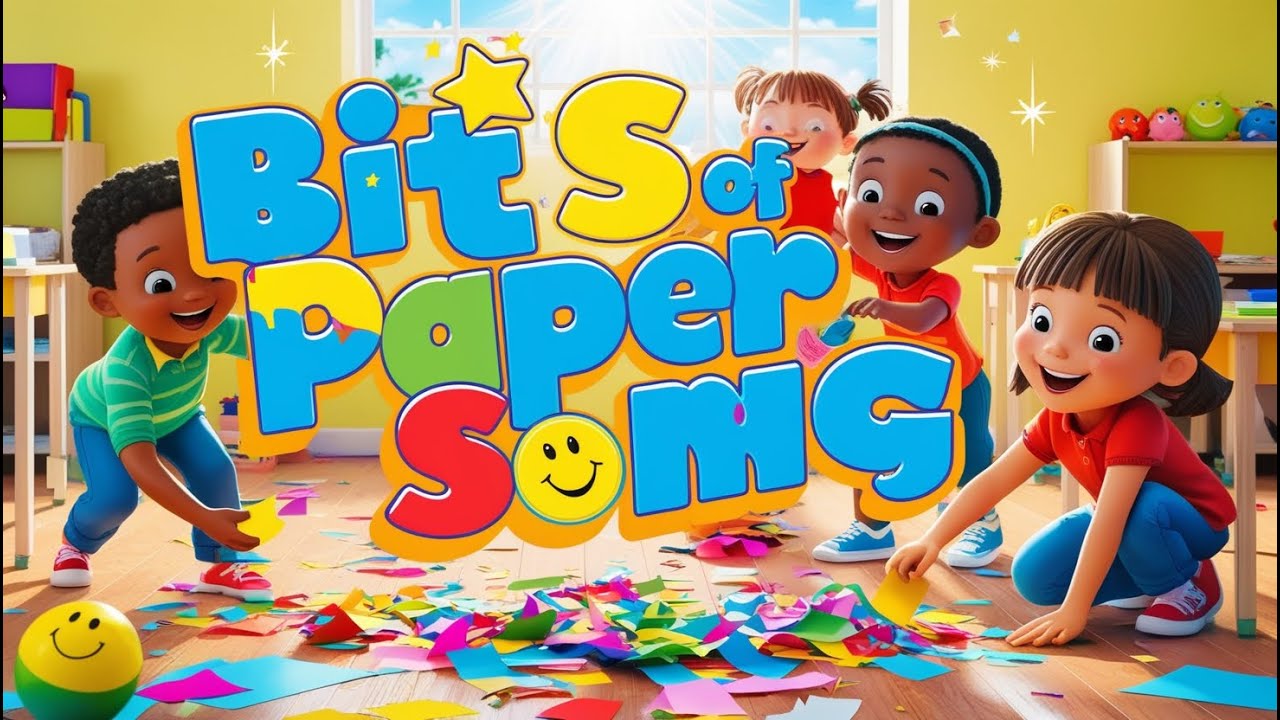 Bits of Paper Song for Kids | Cleanliness and Fun Nursery Rhyme # ...