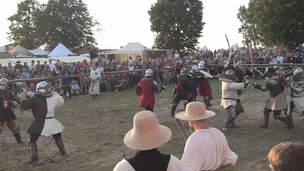 Grunwald 2011 Bohurt 5x5 part 1 - YouTube