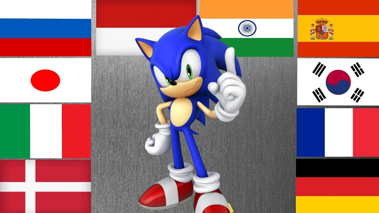 Sonic in different languages meme - YouTube