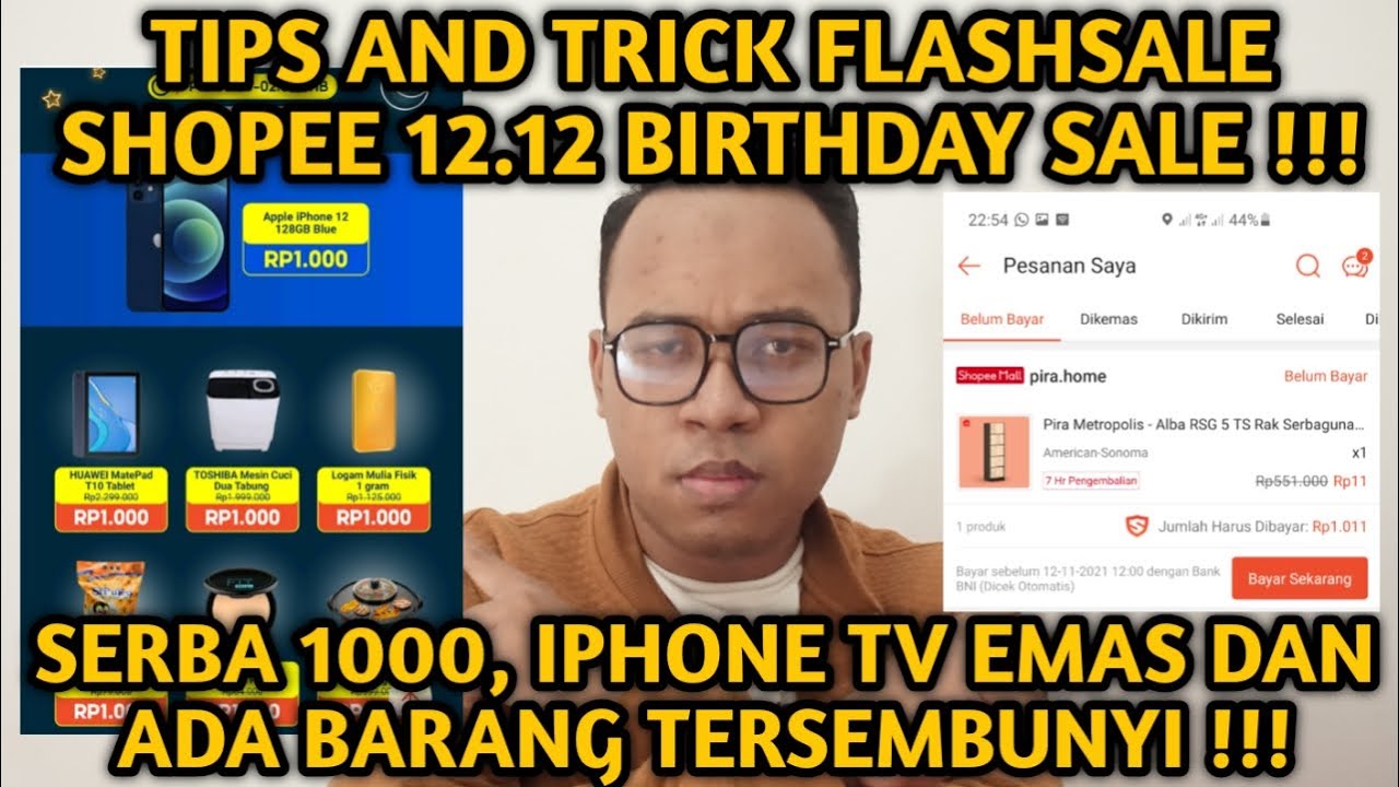CARA DAPAT IPHONE 12 FLASHSALE SHOPEE 12.12 BIRTHDAY SALE!! ADA BARANG ...