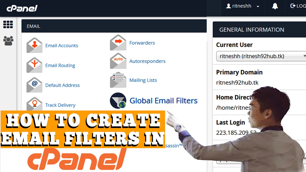 HOW TO CREATE AND SET UP EMAILS FILTERS IN CPANEL STEP BY STEP YouTube how-to-create-and-set-up-emails-filters-in-cpanel-step-by-step-youtube