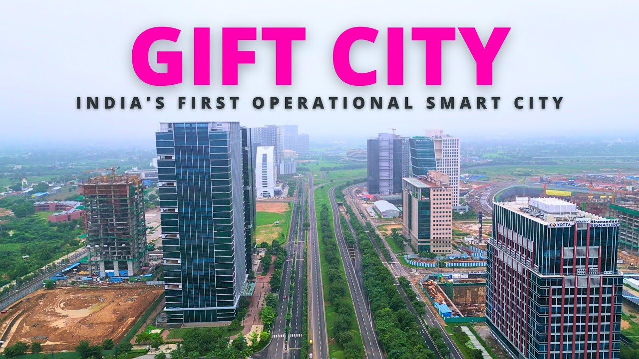 GIFT CITY Gujarat Latest Progress Update || Gift City Ground Report ...