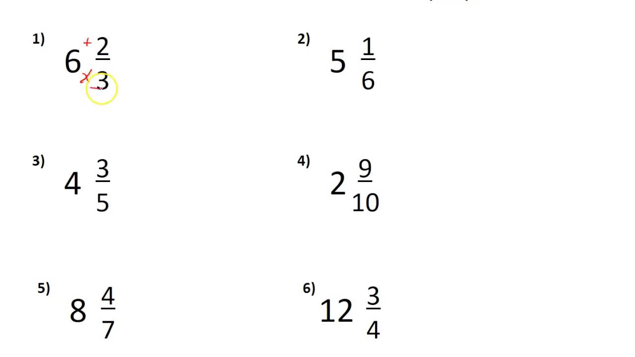 Converting Between Mixed Numbers And Improper Fractions YouTube converting-between-mixed-numbers-and-improper-fractions-youtube