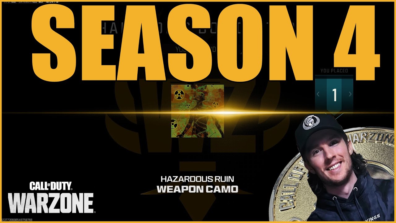 SEASON 4 NUKE IN WARZONE - NEW NUKE WEAPON CAMO UNLOCKED - TAKA X ...