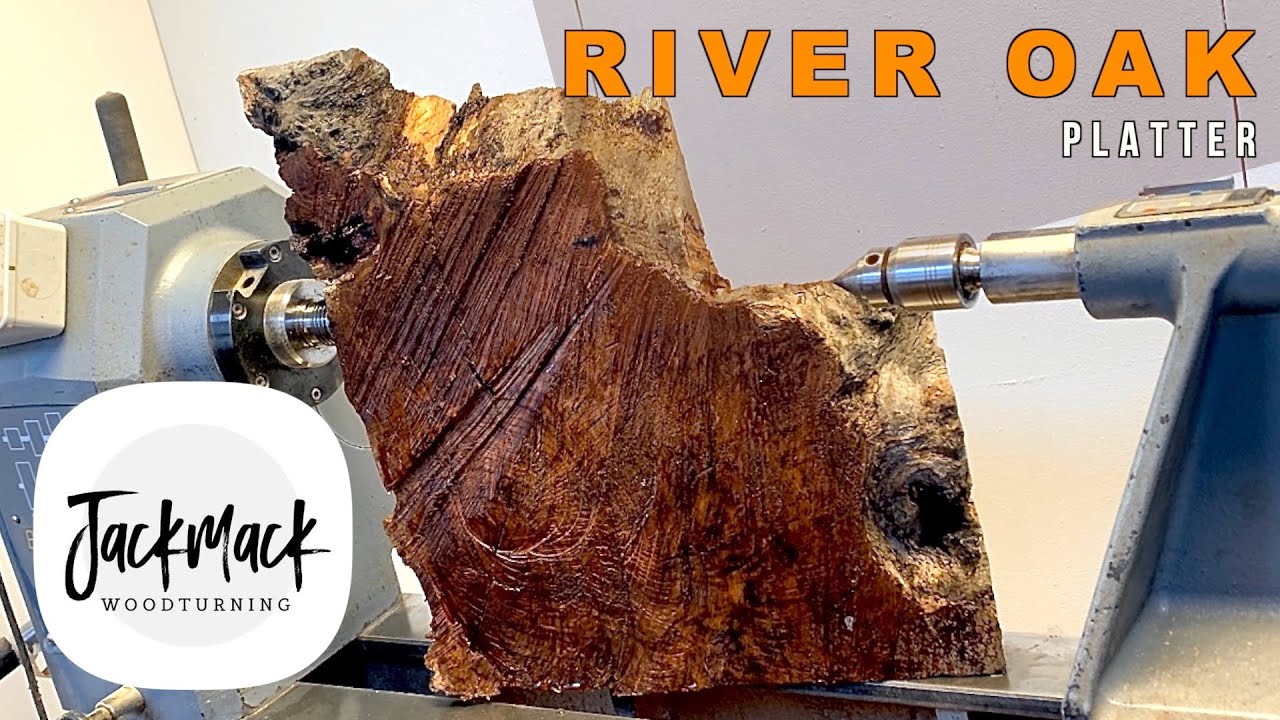 Woodturning - River Oak - YouTube