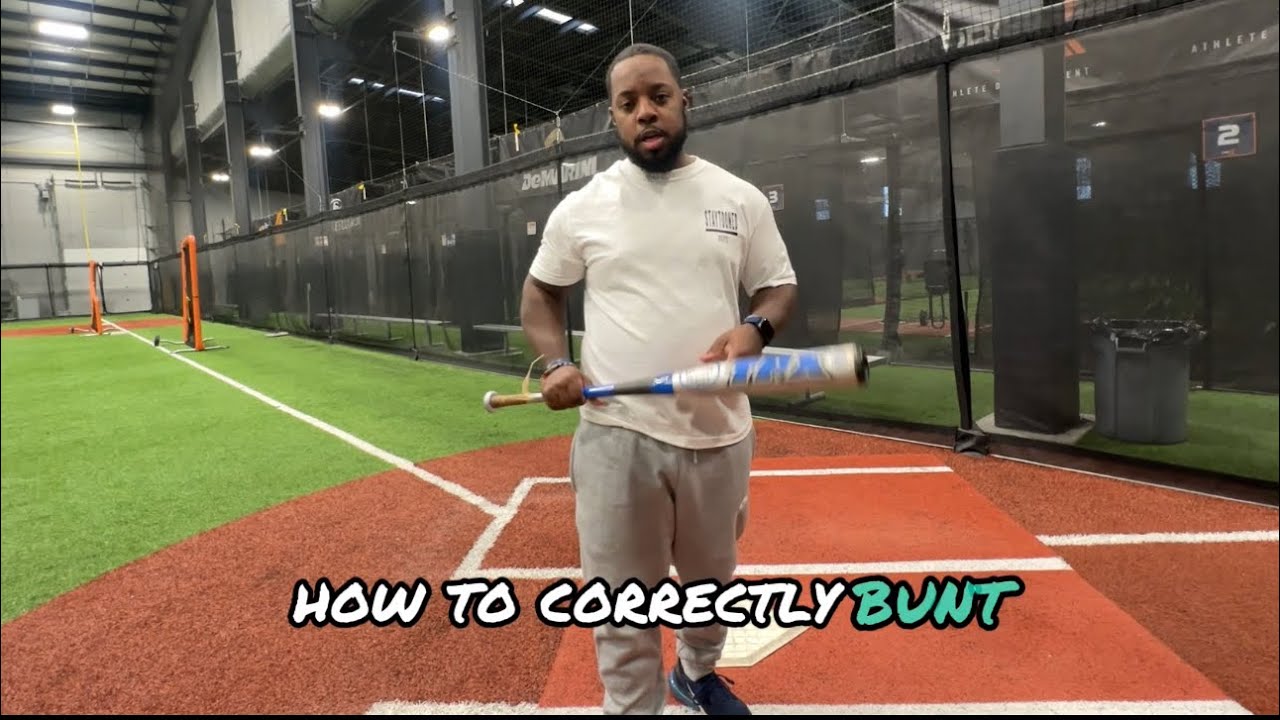 How to correctly bunt? Baseball and softball tune in! - YouTube