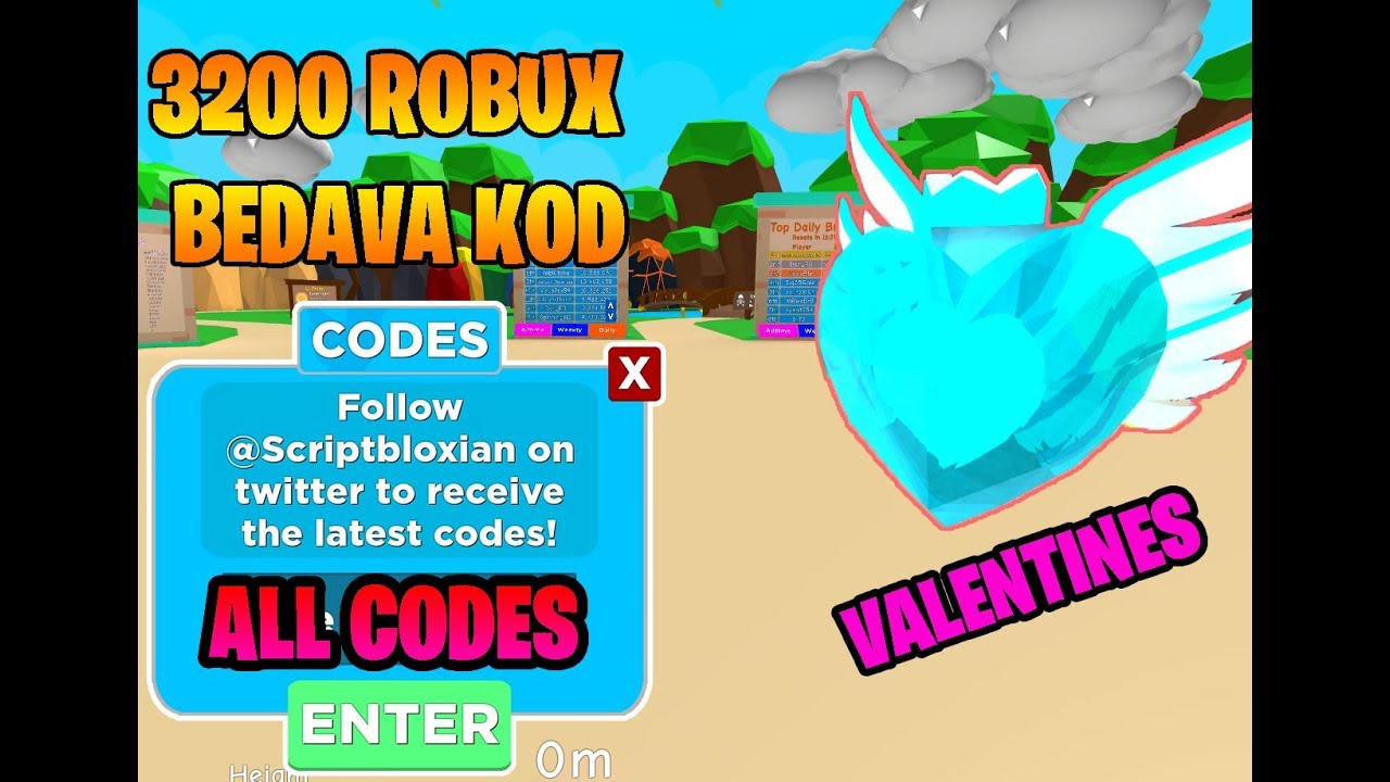 🍀 3200 ROBUX TWITTER KODLAR ÇALIŞIYOR 🍀 Bubble Gum Simulator / Roblox ...