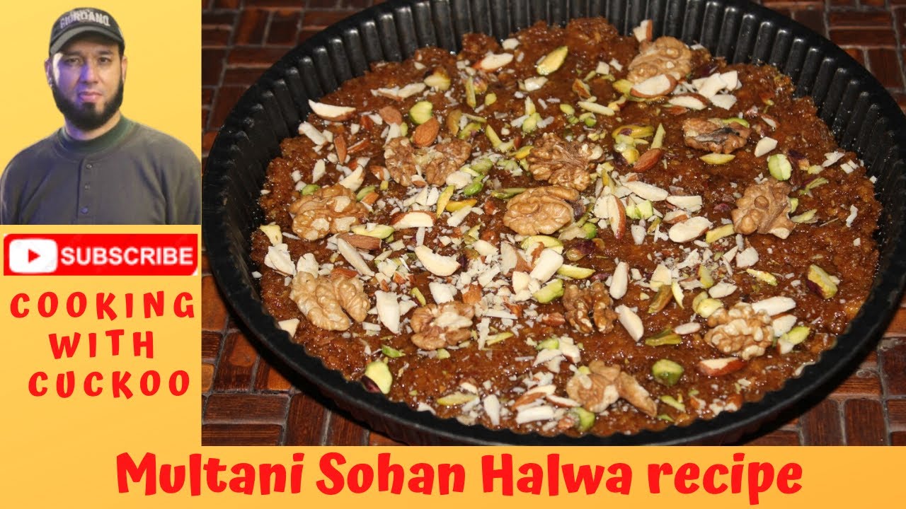 Multani Sohan Halwa Recipe || Homemade Multani Sohan Halwa Recipe ...