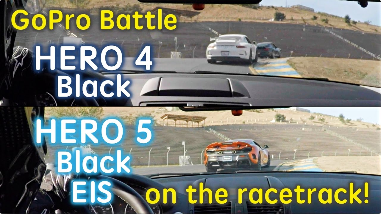 GoPro Hero 5 Stabilization Quality Test vs Hero 4 on bumpy track ...