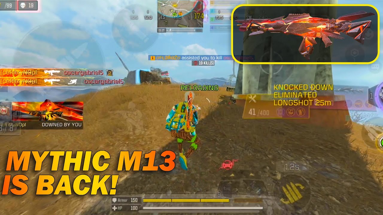 COD MOBILE BROUGHT BACK THE MYTHIC M13 ONCE AGAIN! |BEST M13 GUNSMITH ...