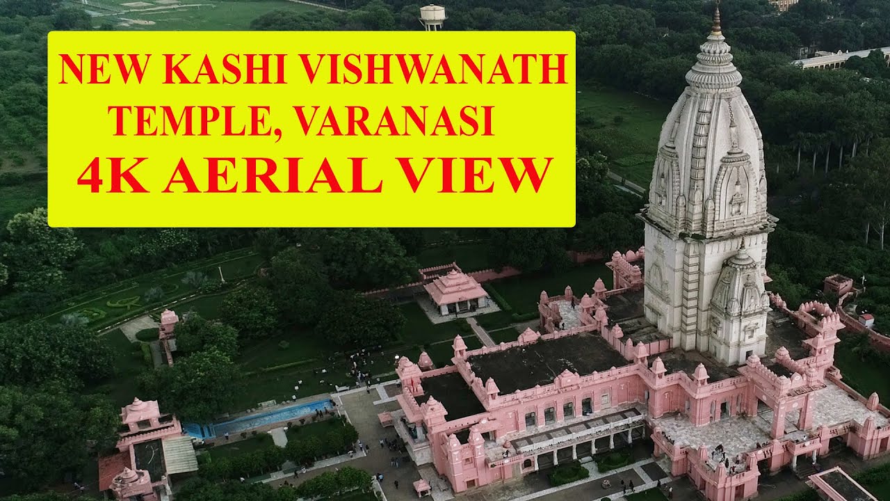 New Kashi Vishwanath Temple Aerial View II 4K Aerial View Varanasi II ...
