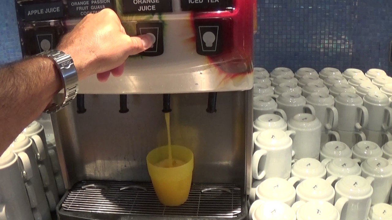 Carnival Magic. Juice from the machine. - YouTube
