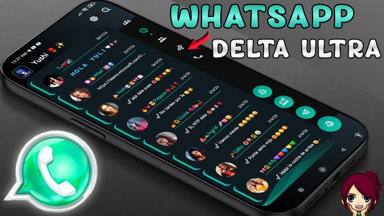 🌹 WhatsApp DELTA ULTRA Actualizado 2025 🚀 Funciones Únicas | Yushi ...