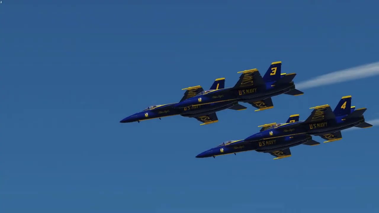 Virtual Blue Angels - Live Practice 8/7/25 - YouTube