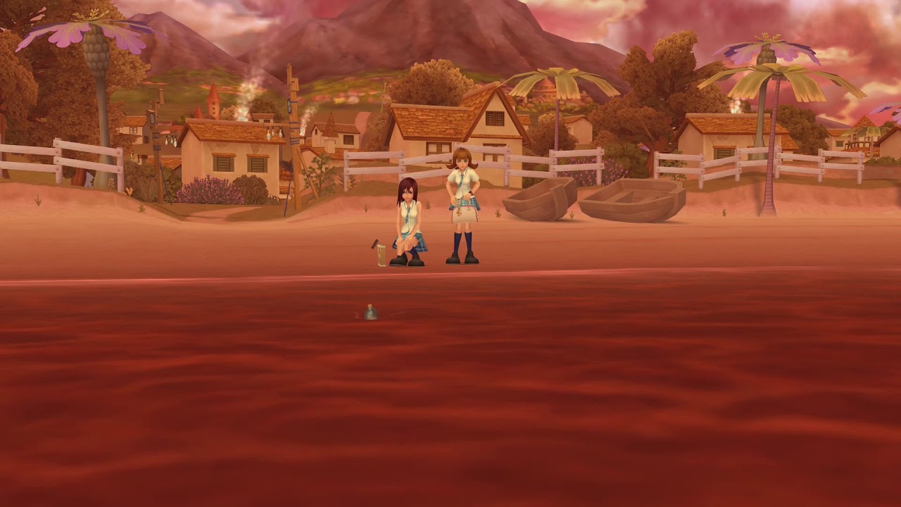 Kingdom Hearts II Final Mix Theater Mode Scene 059- Kairi's Letter ...