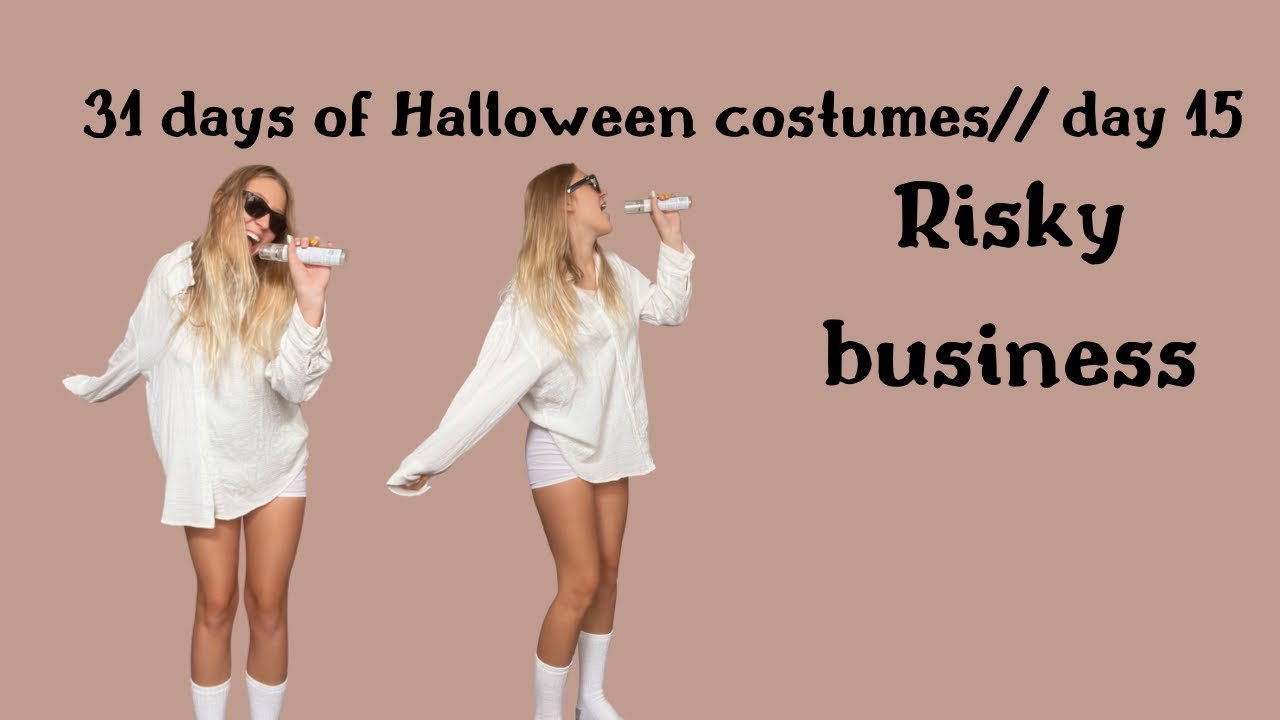 31 DAYS OF HALLOWEEN COSTUMES DAY 15: RISKY BUSINESS COSTUME, this is a ...