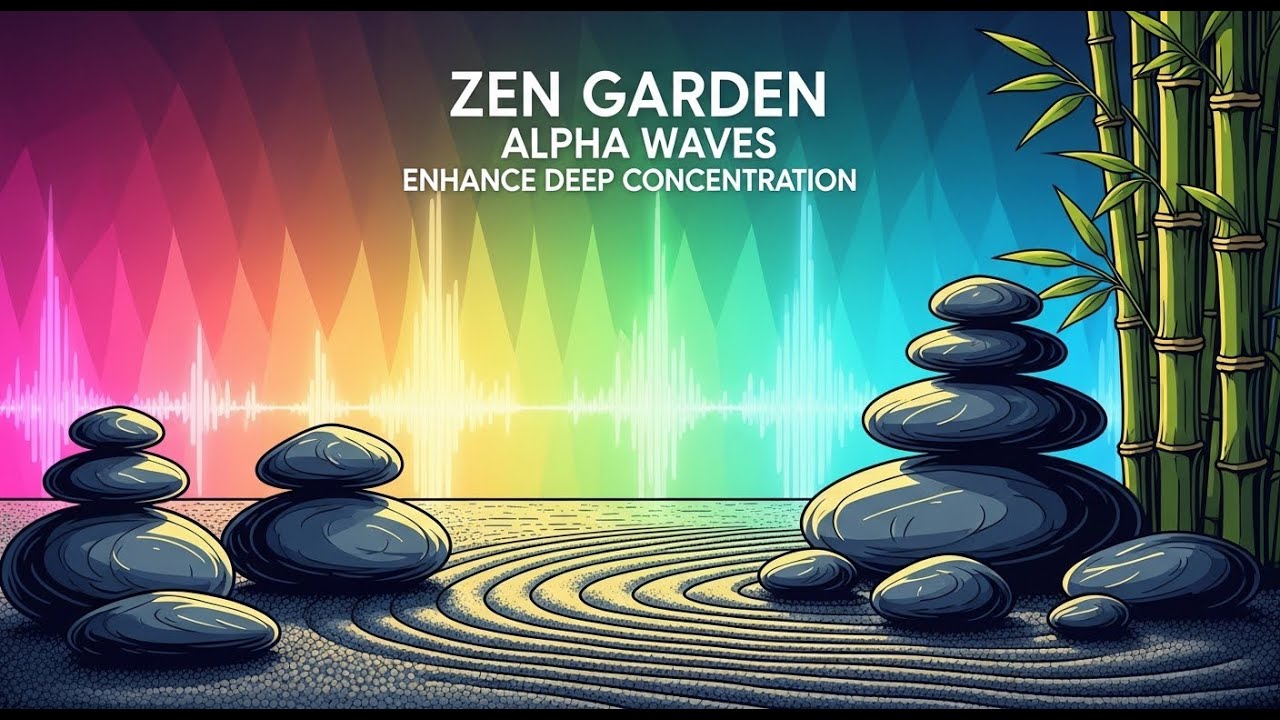 Zen Garden Alpha Waves Enhance Deep Concentration - YouTube