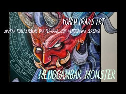 Drawing Monster Tutorial | Menggambar Monster | Tutorial |Yohan Draws ...