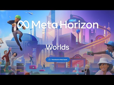 Horizon Worlds Meta Quest 2 | My brother touring Horizon Worlds - YouTube