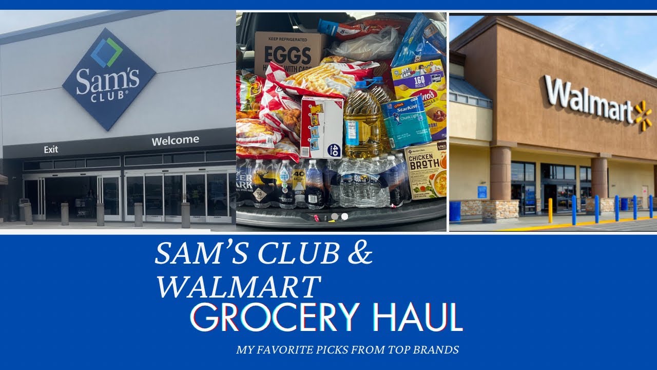 Grocery Haul for a Family of 5: Great Finds at Sam's Club & Walmart ...