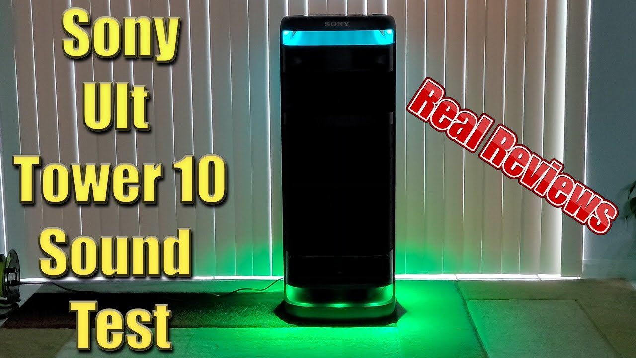 Sony ULT Tower 10 - Sound Test - Real Review - YouTube