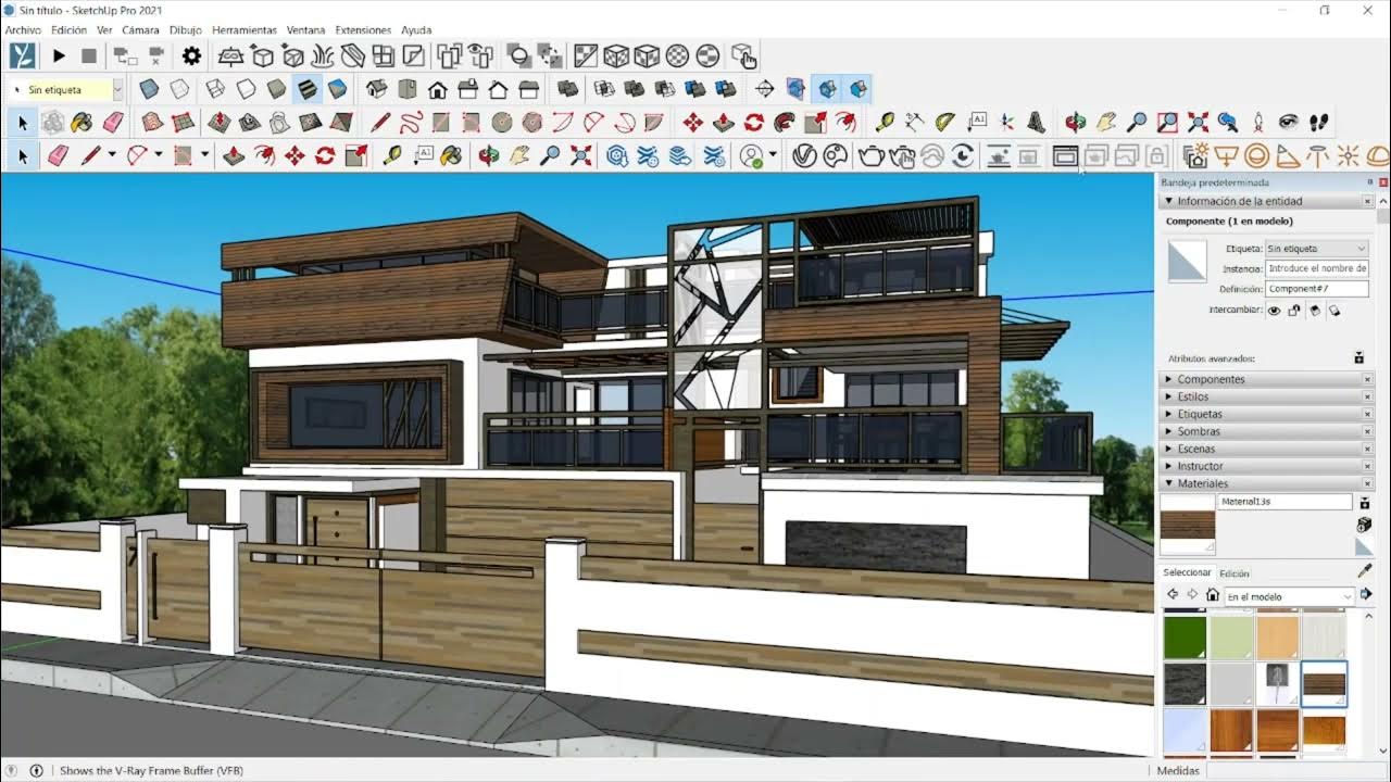 V-Ray para SketchUp Fondos 360° - YouTube