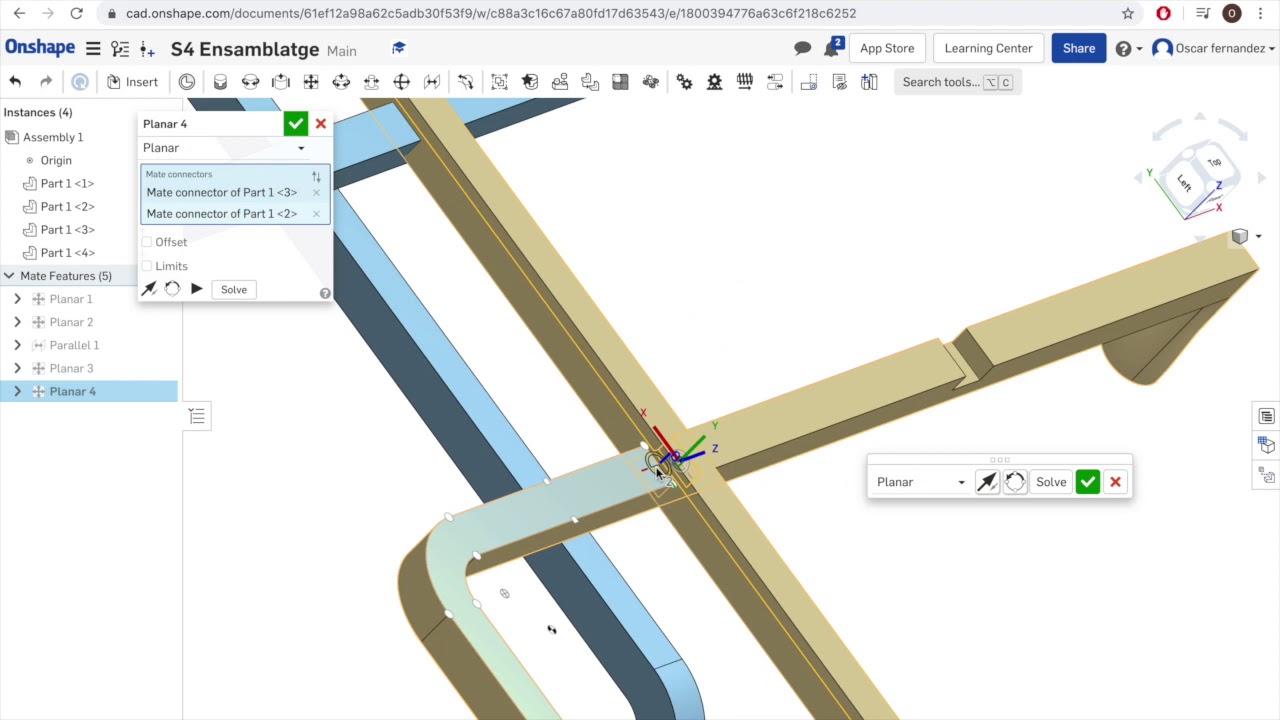 Planar Assembly Easy Onshape - YouTube
