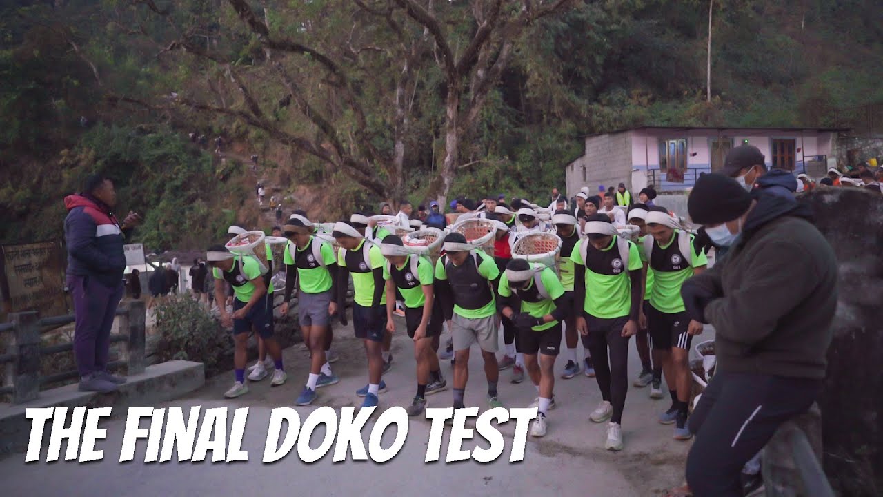 The last doko test for intake 2024 British army! - YouTube