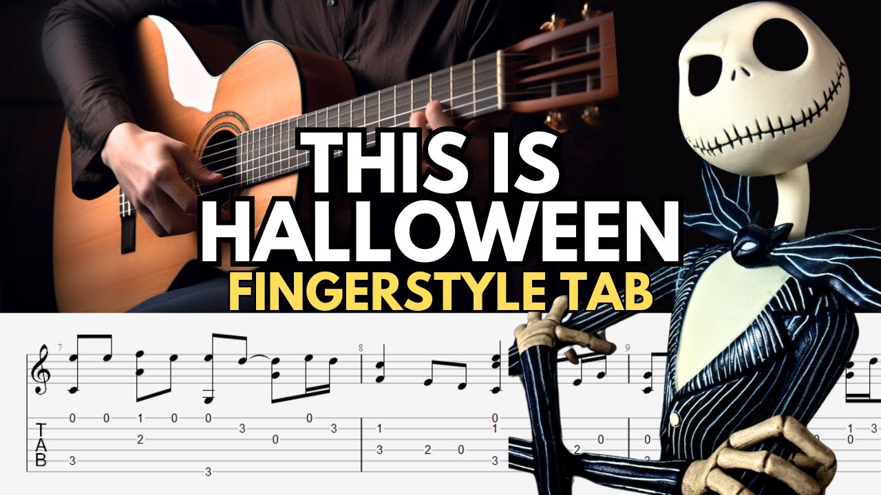 (Free PDF) This Is Halloween Fingerstyle Tab - The Nightmare Before ...