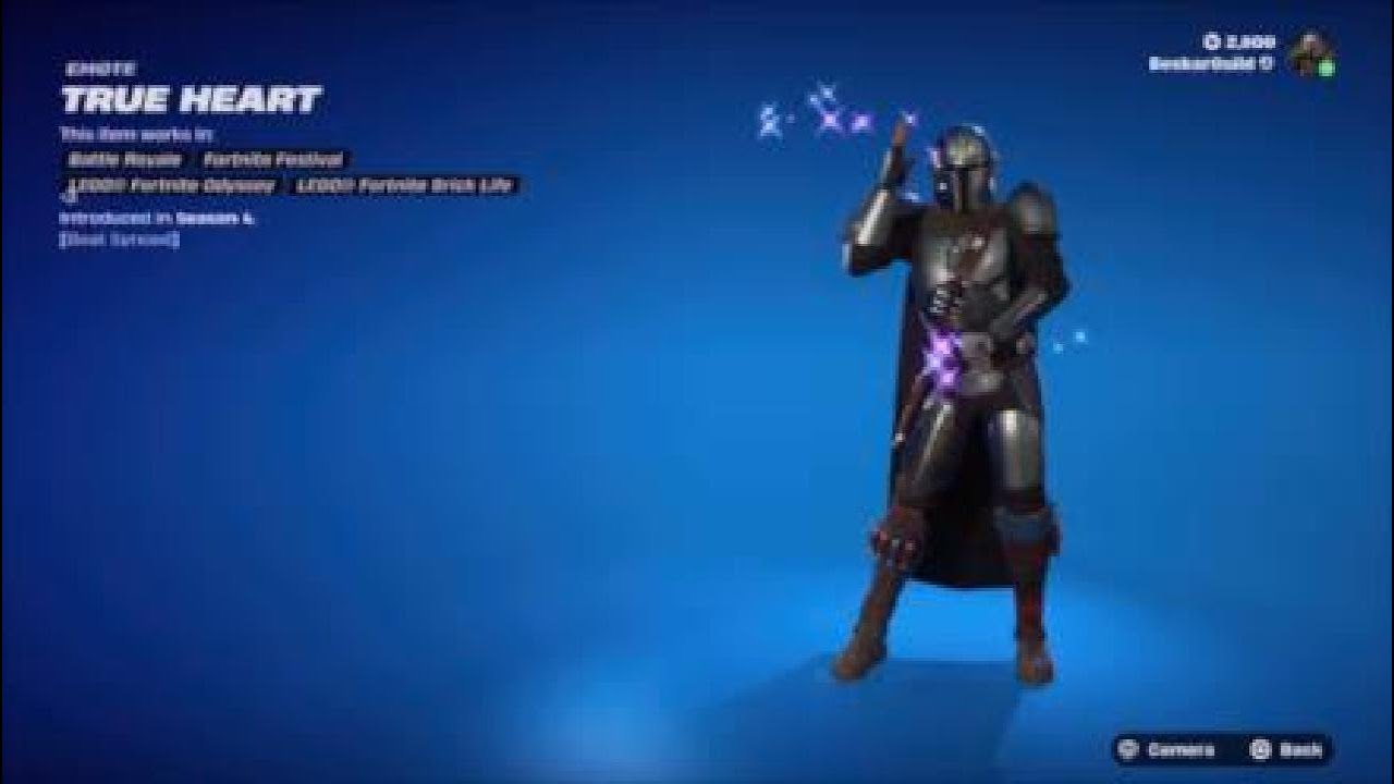 Fortnite True Heart Emote! - YouTube