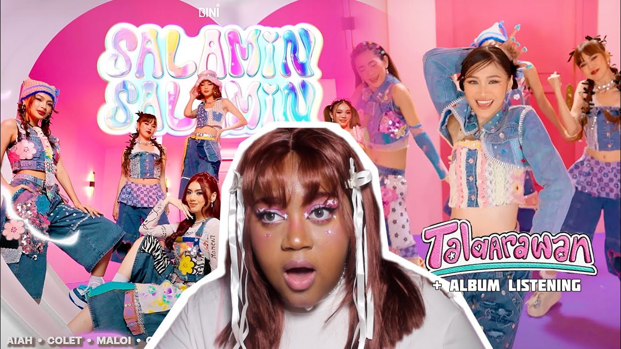 BINI SALAMIN SALAMIN REACTION + TALAARAWAN ALBUM LISTENING I I LOVE ...