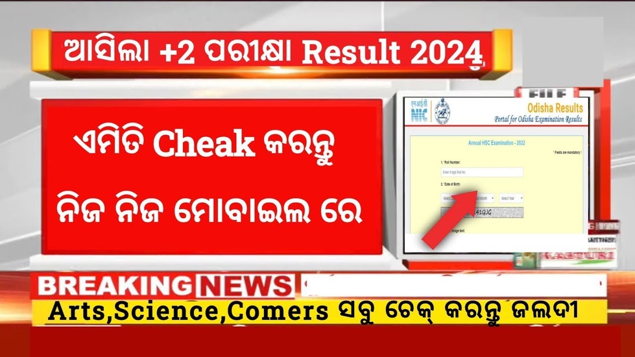 How to Check +2 Result 2024 Odisha ! How to See 12th Result 2024 Odia ...