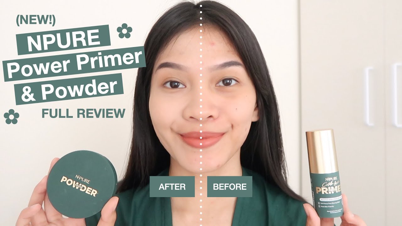 NPURE POWER POWDER dan PRIMER REVIEW Ratu Adellya | Bedak untuk Kulit ...