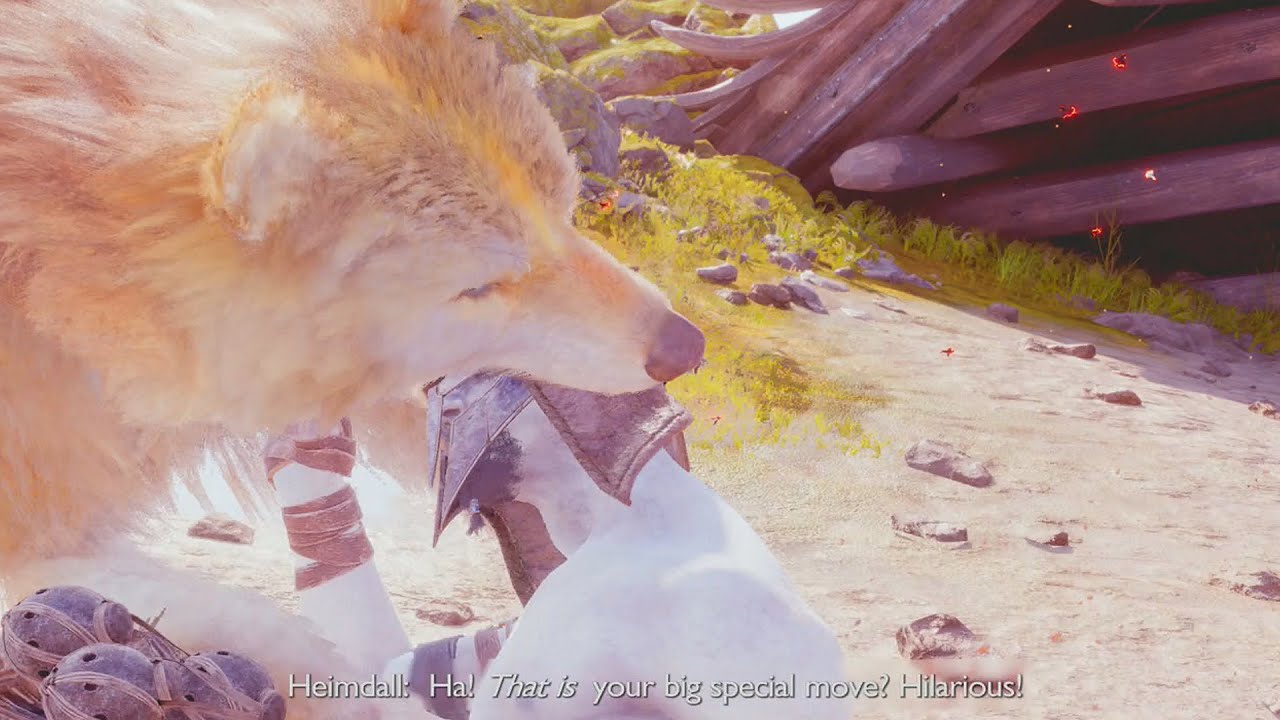 Heimdall's Reaction On Atreus Turning Into A Wolf - God Of War ...