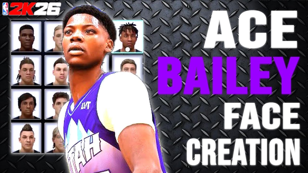 The BEST Ace Bailey Face Creation In NBA 2K26! - YouTube