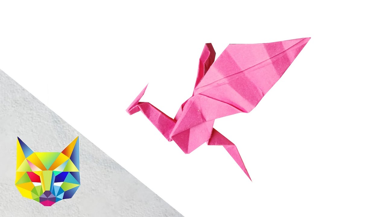 Origami Flying Dragon || Easy Paper Dragon || Tutorial By Tirthanil ...
