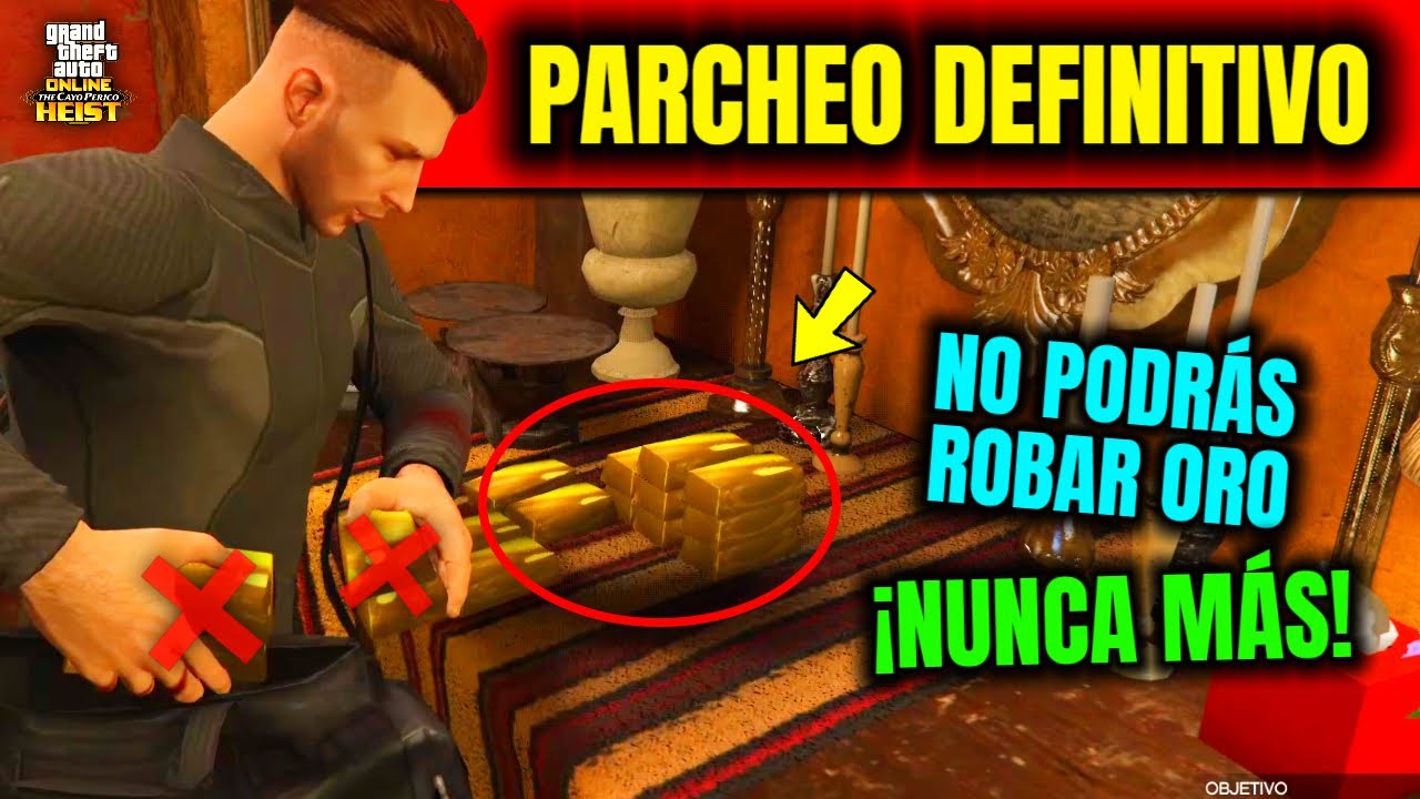 ¡PARCHEO DEFINITIVO! OLVIDATE DE ROBAR ORO EN CAYO PERICO SI JUGÁS SOLO ...