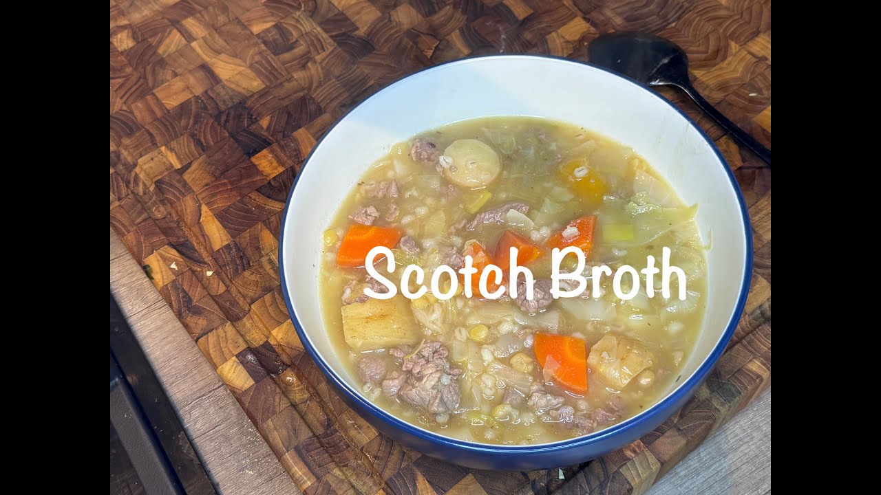 Scotch Broth Recipe... Lamb and a bunch of leftover veg... yummy ...