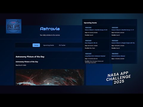 Astrovia - NASA Space Apps Challenge 2025 Project Demo - YouTube